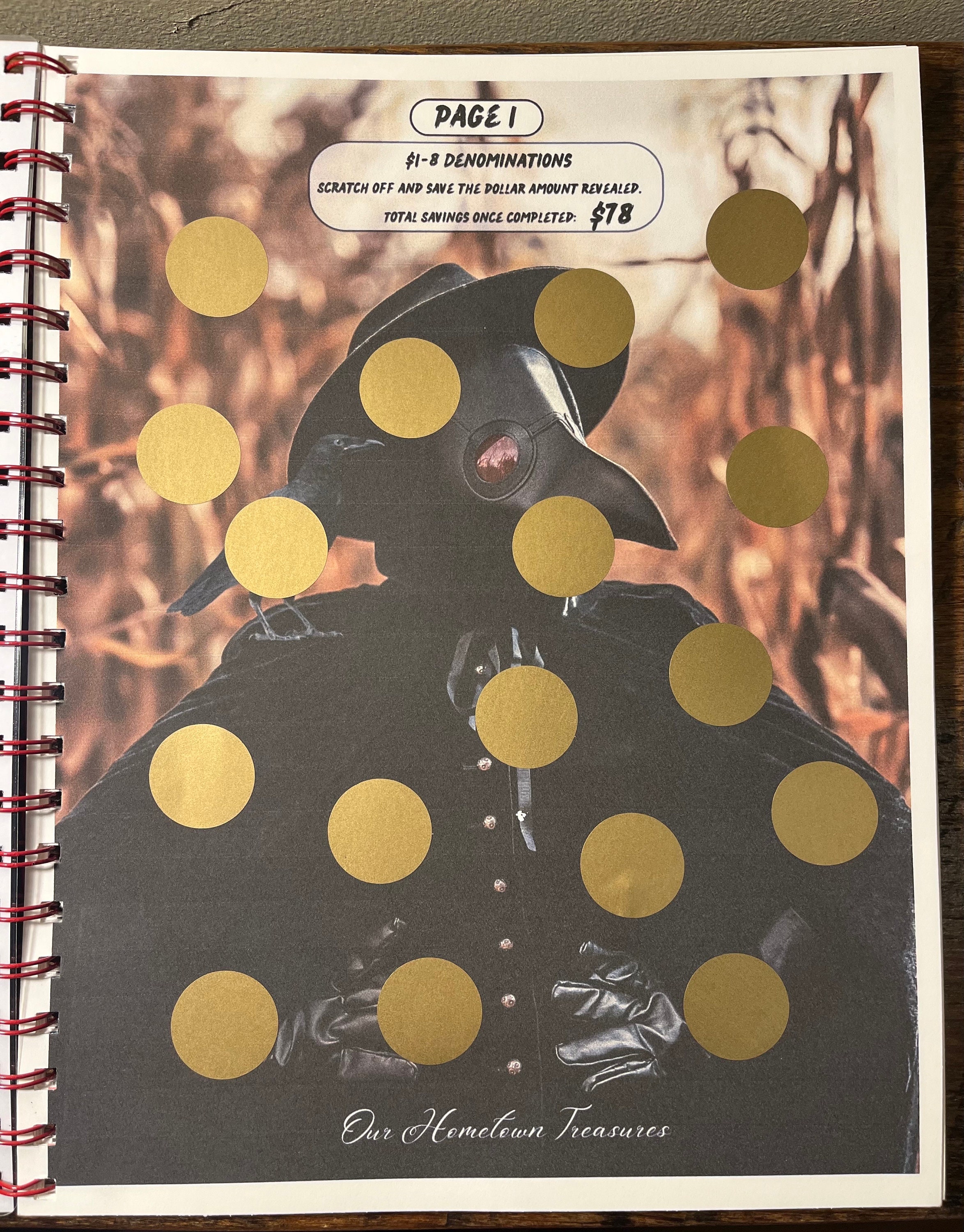 Twisted Horror Halloween Scratch & Save Book Savings Challenge 1000 ...