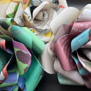 Children Book Page Roses Set of 6 Colorful for Teacher or Baby Nursery ...