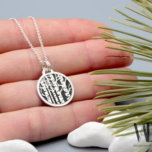 Aspen Tree Grove Necklace - Tree Necklace - Silver Necklace - Etsy