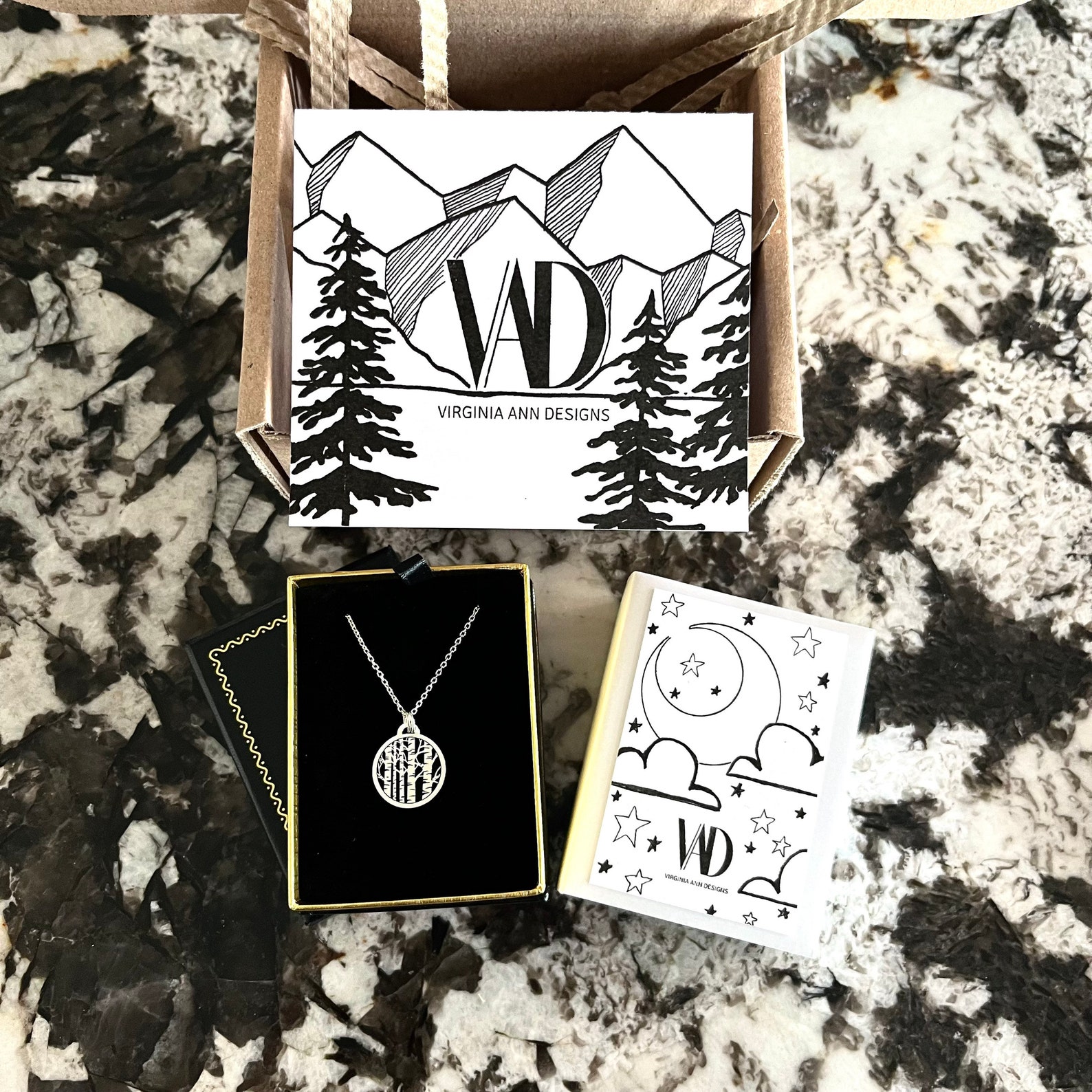 Aspen Tree Grove Necklace Tree Necklace Silver Necklace - Etsy