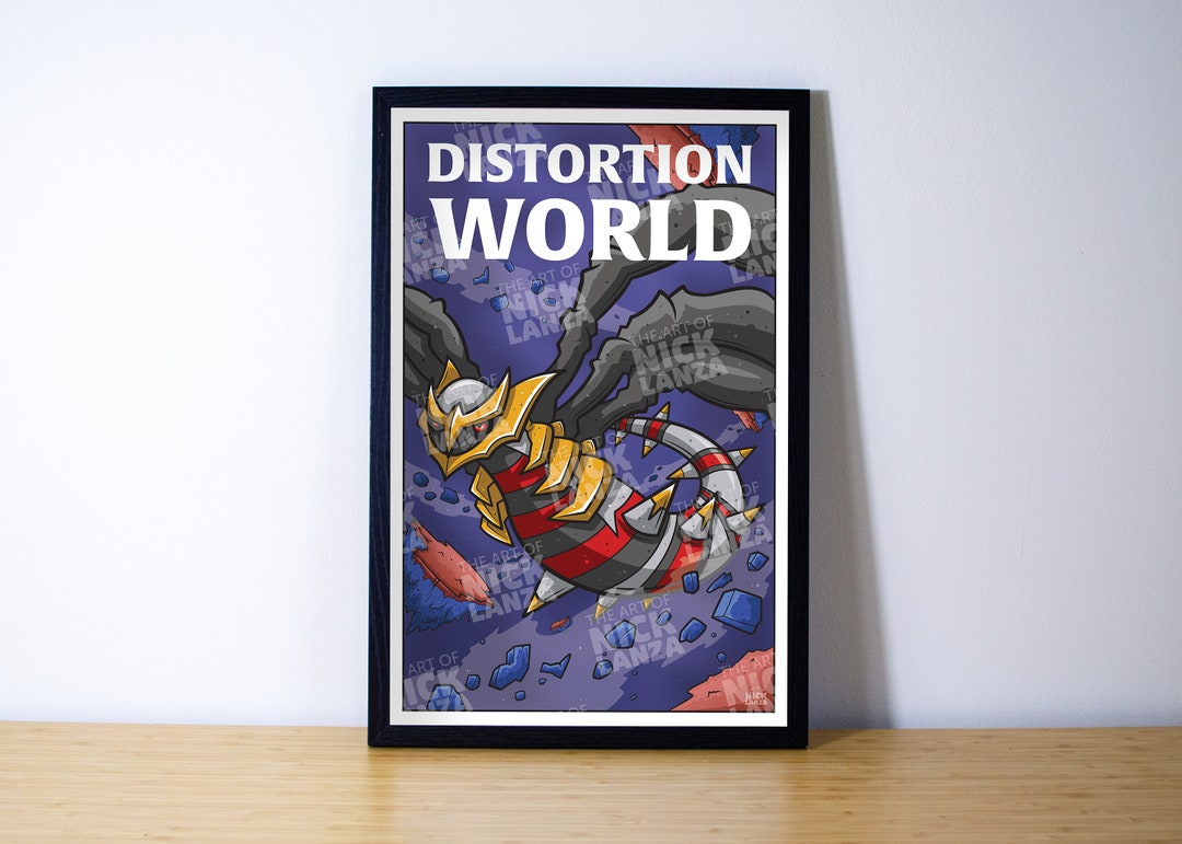Distortion World (pokemon) - Travel Poster - Etsy