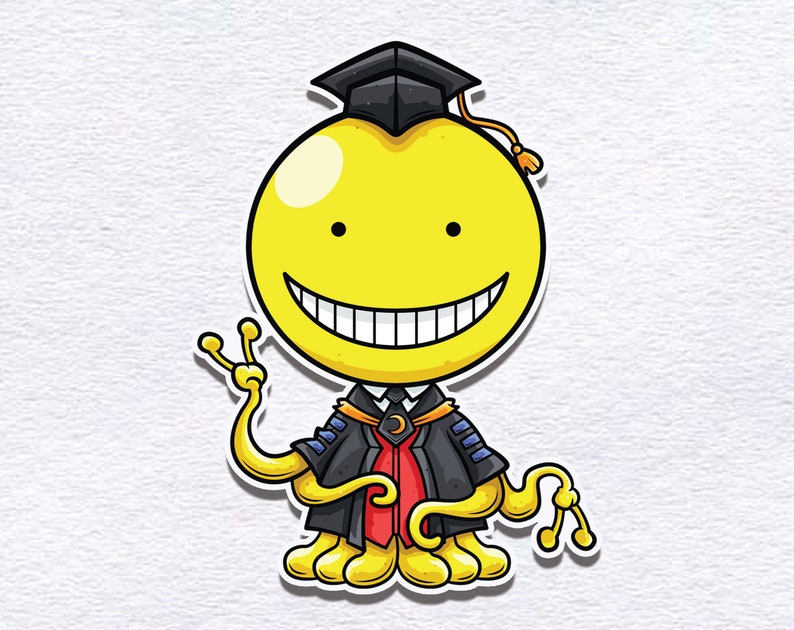 Assassination Classroom Koro Sensei Vinyl Sticker - Etsy