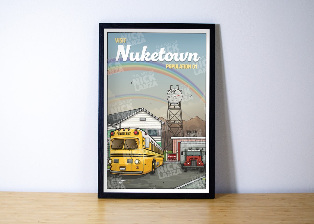 Nuketown (call of Duty) - Travel Poster - Etsy