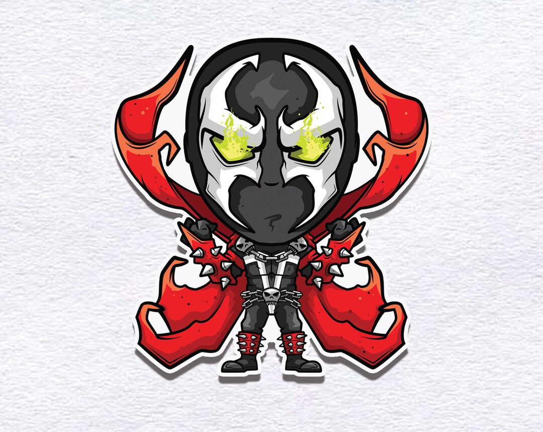 Spawn Vinyl Sticker - Etsy UK