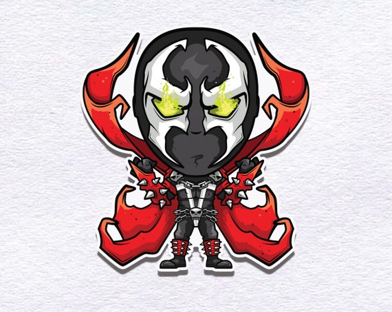 Spawn Vinyl Sticker - Etsy UK
