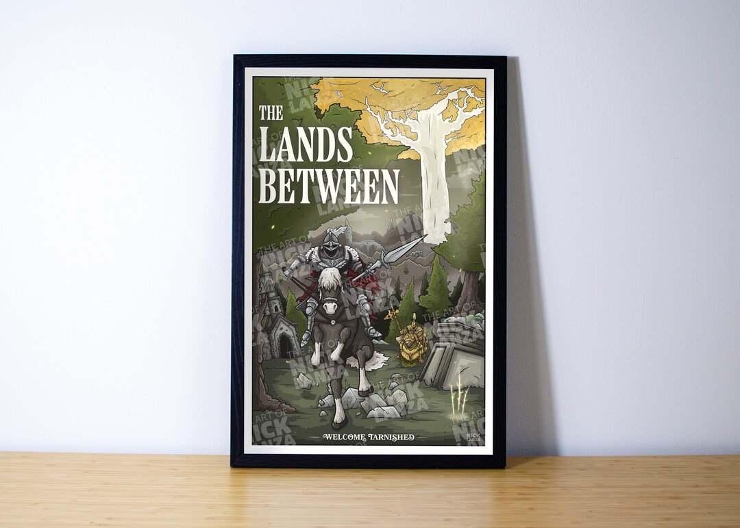 The Lands Between (elden Ring) - Travel Poster - Etsy