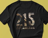 Philadelphia Philly 215 Area Code City Skiline Philadelphia - Etsy