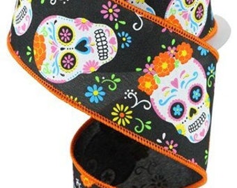 Dia De Los Muertos Ribbon - Etsy