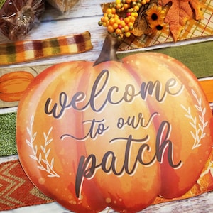 Fall Wreath Kit, Easy DIY Wreath Making Kit, Wreath for Fall, Pumpkin ...