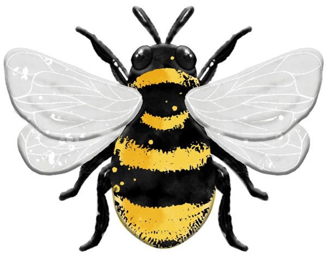 12 Bumble Bee Sign Metal Embossed Bumble Bee Sign - Etsy