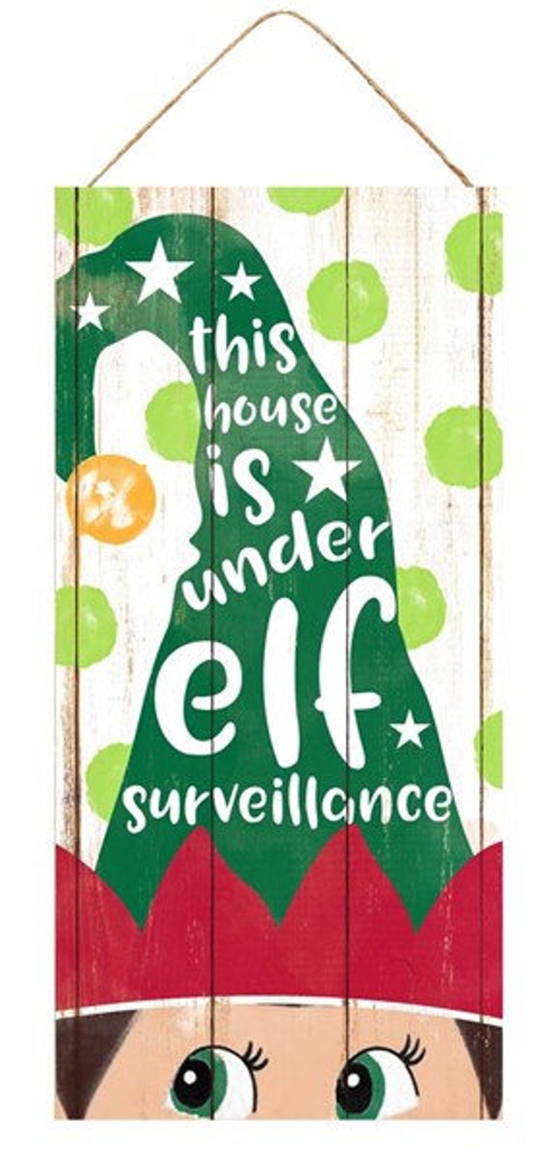 Christmas Sign Elf Sign This House is Under Elf - Etsy