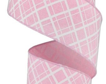 Pink Wired Ribbon - Etsy