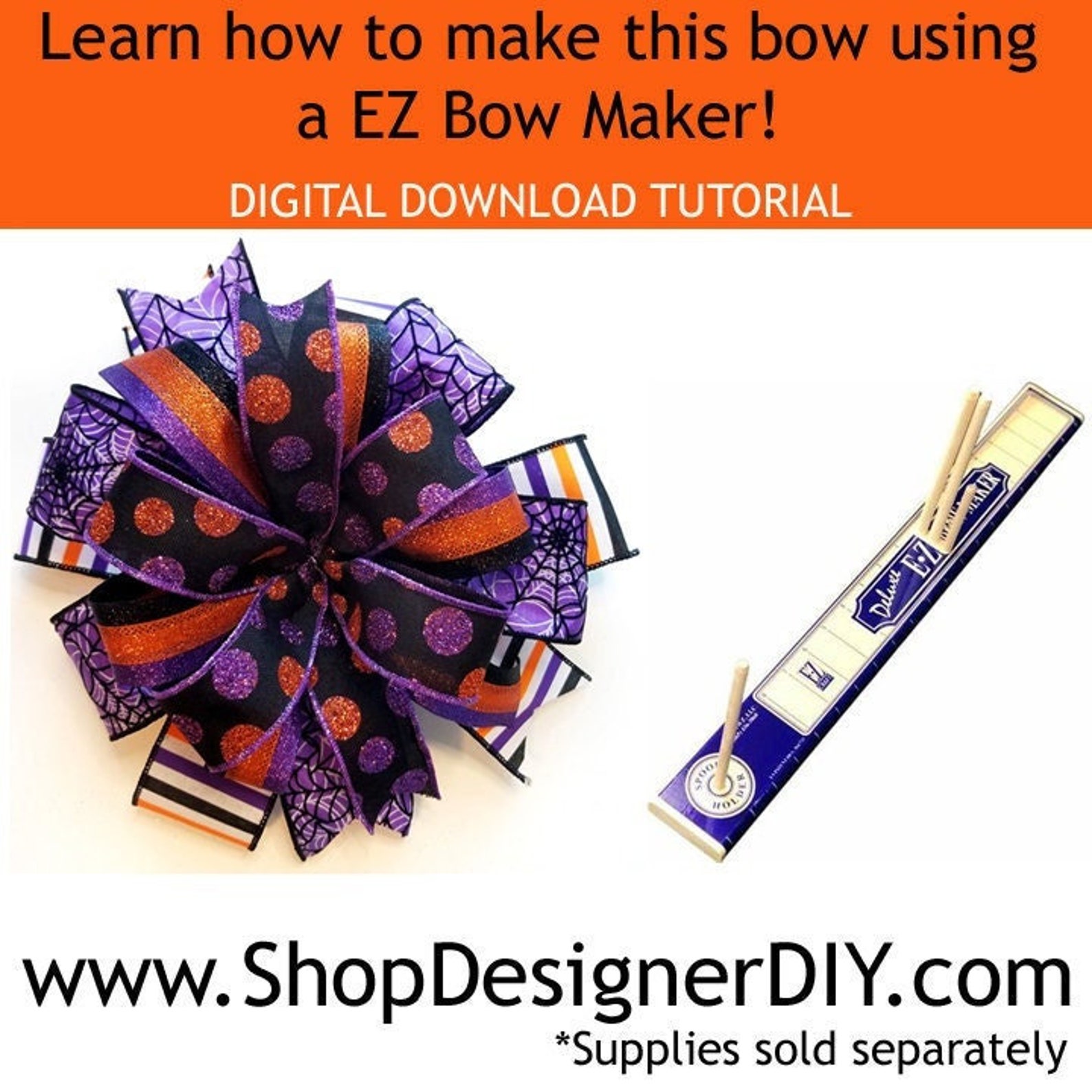 How to Make A Craft Bow Tutorial Easy Craft Bow Tutorial - Etsy