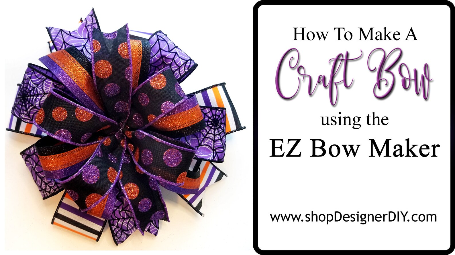How to Make A Craft Bow Tutorial Easy Craft Bow Tutorial - Etsy