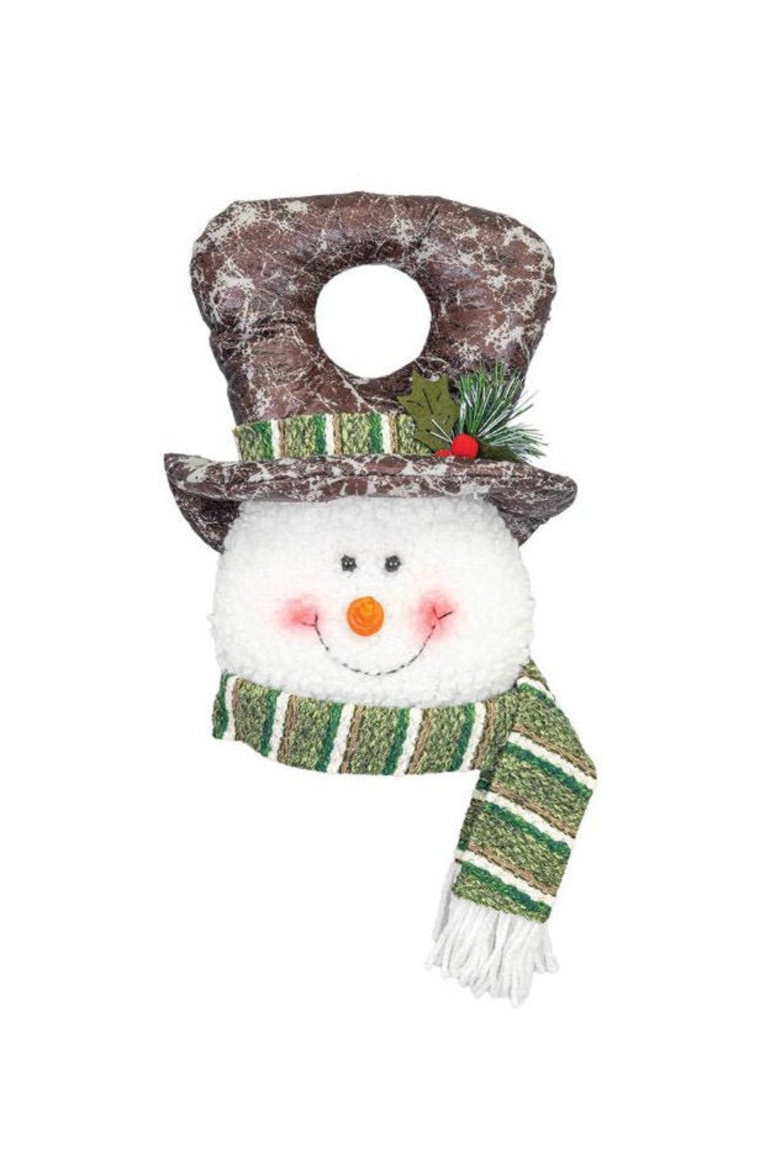 Snowman Plush, Christmas Snowman Decor, Snowman Wreath Attachment ...