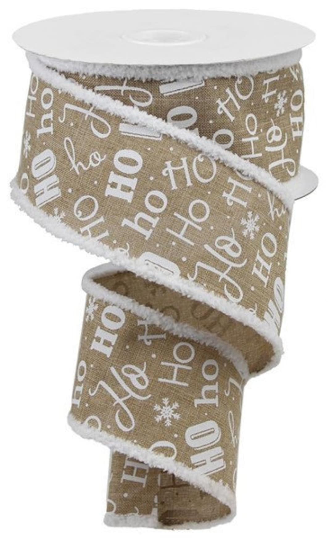 Wired Christmas Santa Ribbon, Ho Ho Ho Ribbon, Santa Claus Ribbon ...