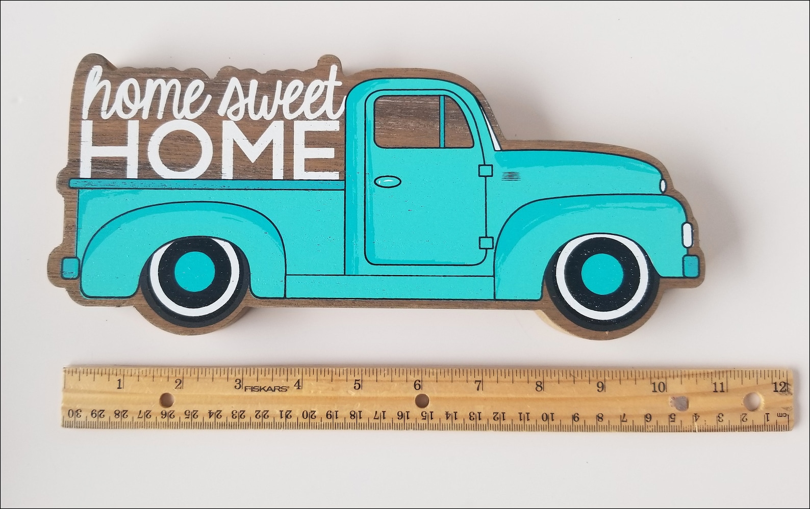 Truck Sign Wood Truck Sign Home Sweet Home Sign Blue Truck | Etsy