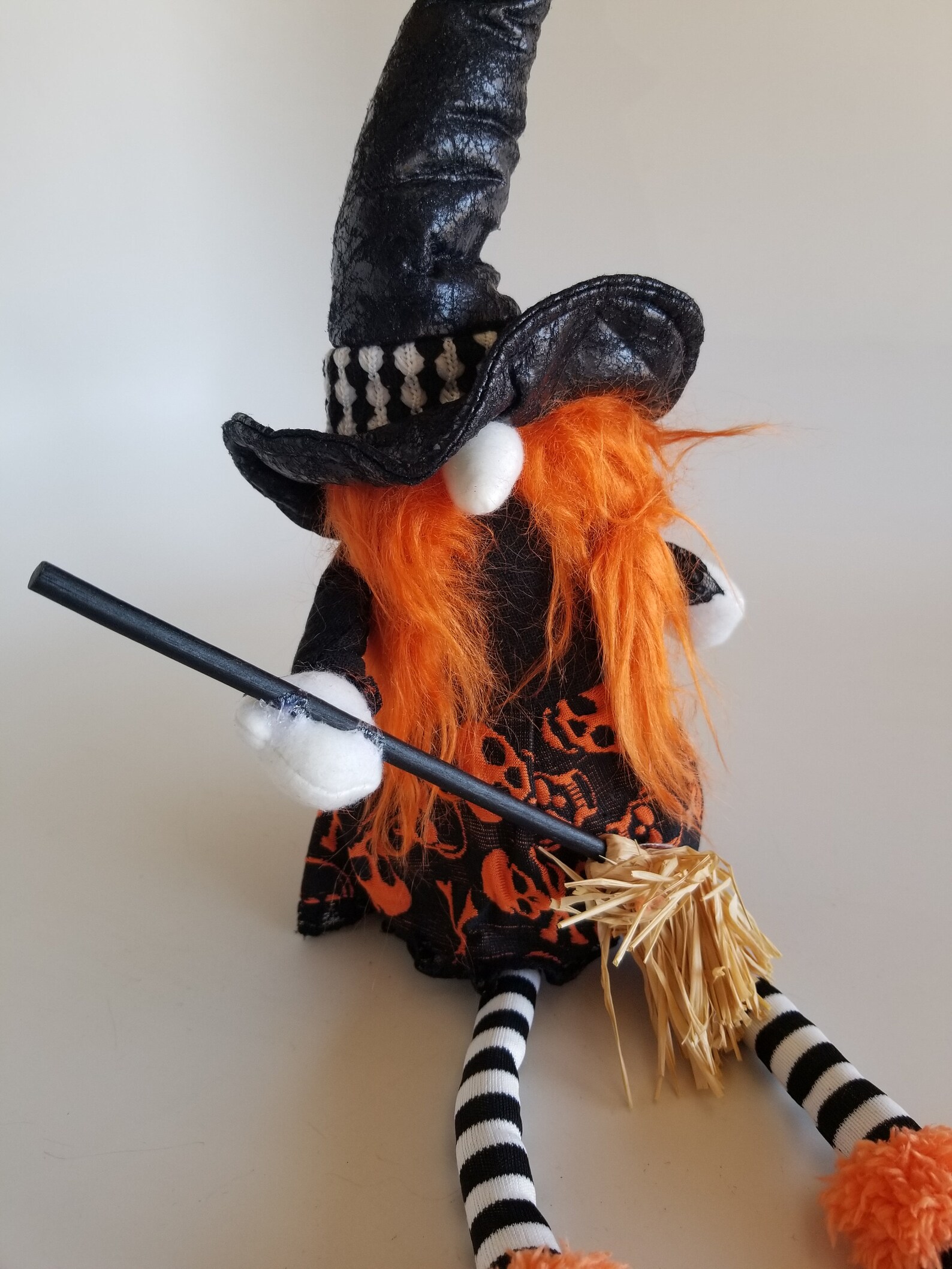 Witch Gnome Shelf Sitter Halloween Witch Plush Cute Witch | Etsy