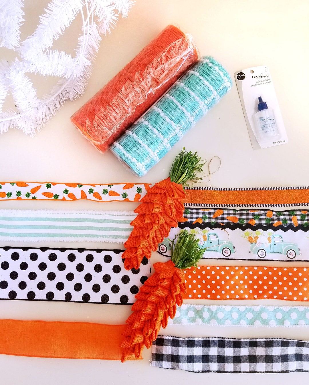 Easter Wreath Kit, Easy Easter Wreath Making Kit With Instructions - Etsy