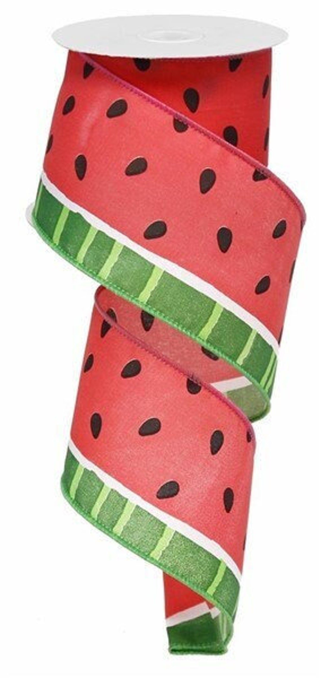 Wired Watermelon Ribbon, Watermelon Ribbon for Wreaths and Crafts ...