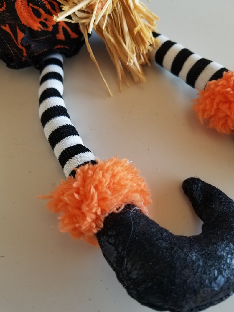 Witch Gnome Shelf Sitter Halloween Witch Plush Cute Witch | Etsy