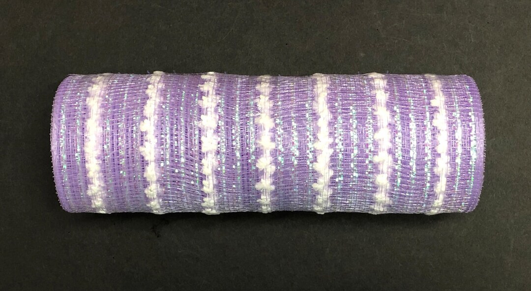 Lavender Deco Mesh, Purple Deco Mesh, Pastel Purple Mesh for Easter and ...