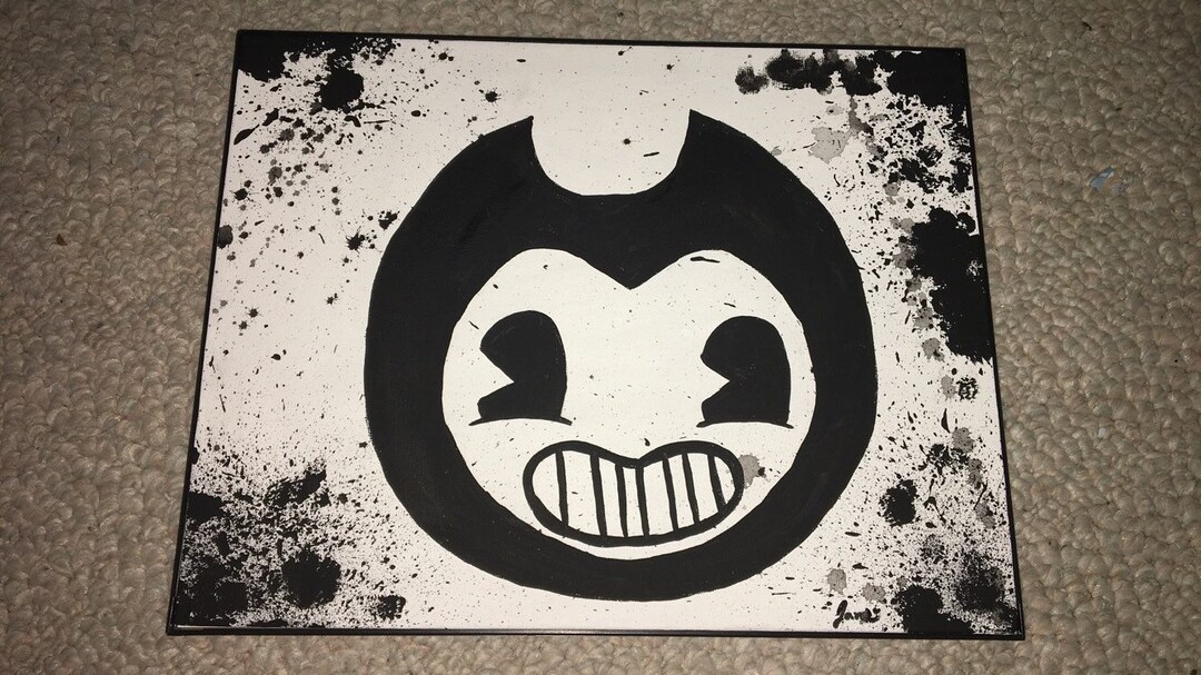 Bendy and Ink Splatters - Etsy