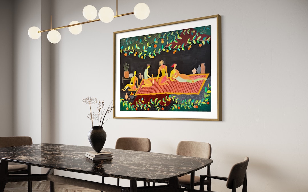 The Gathering. Family Gathering Artwork. Housewife 15 - Original Family ...