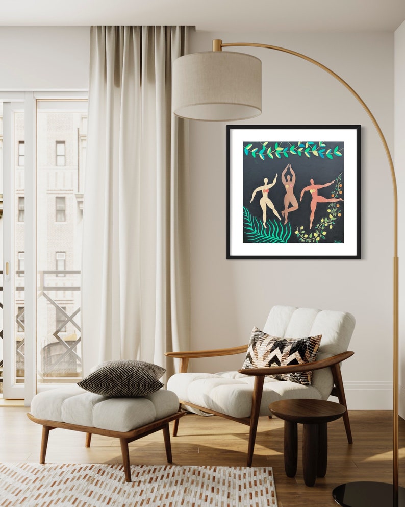 Colorful Bathers Acrylic Art Print – St. Lucia Inspired - Etsy