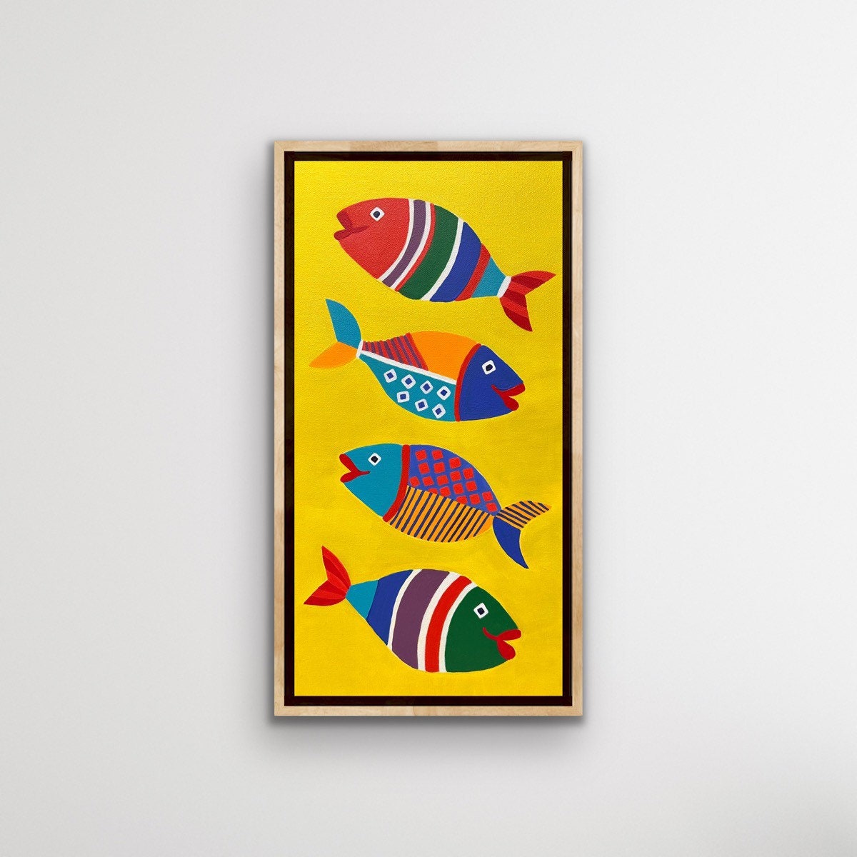 Mexican Folk Art Fish Paintings