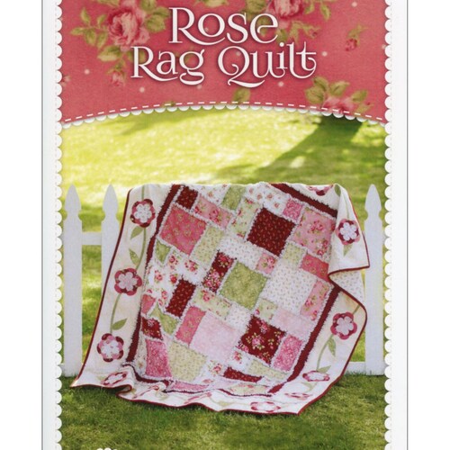 ROSE Rag quilt Pattern By: Shabby Fabrics SF49870 - Etsy