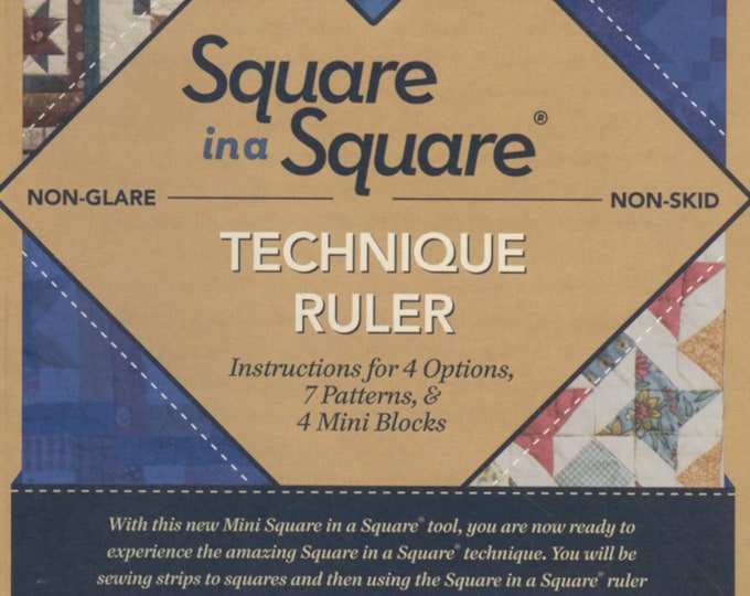 Square in a Square TECHNIQUE RULER - Mini Square By: Jodi Barrows - Etsy