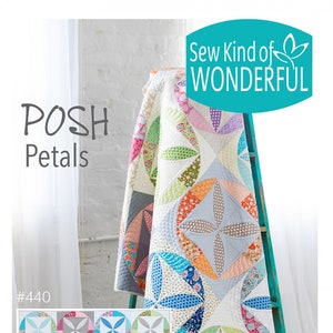 Posh Petals *quick Curve Ruler Quilt Pattern* From: Sew Kind of ...
