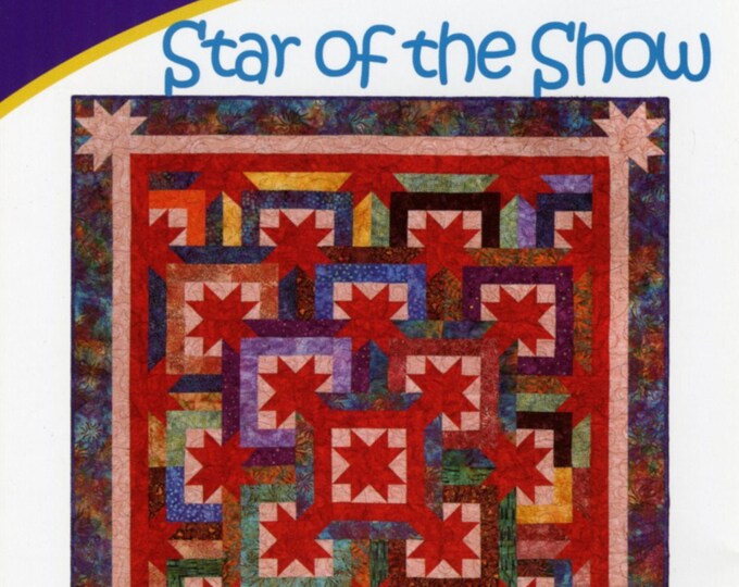 STAR of the SHOW quilt Pattern Cozy Quilt Designs | Etsy