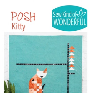 Posh Kitty *quick Curve Ruler Quilt Pattern* From: Sew Kind of ...