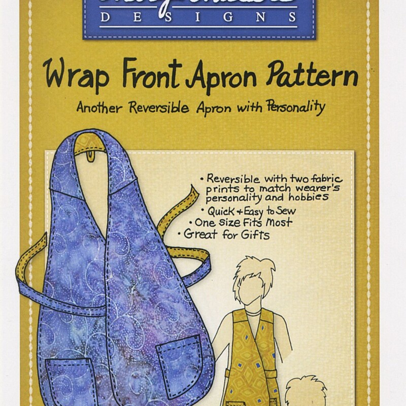 Wrap Apron Pattern - Etsy