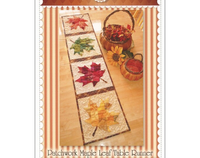 Patchwork MAPLE LEAF Table Runner Pattern By: Shabby Fabrics SF48632 - Etsy
