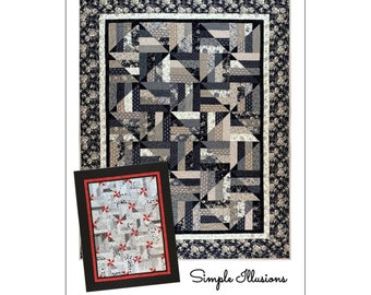 Simply Serene Charm Quilt Pattern by Pleasant Valley Creations - Etsy
