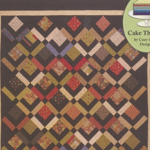 Three Layer Cake Quilt Quilting Pattern From Cozy Quilt - Etsy