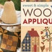 Sweet & Simple Wool applique Pattern Book From CAT Publishing - Etsy