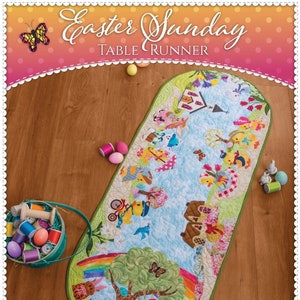 Easter Sunday Table Runner *quilted Applique Sewing Pattern* By ...