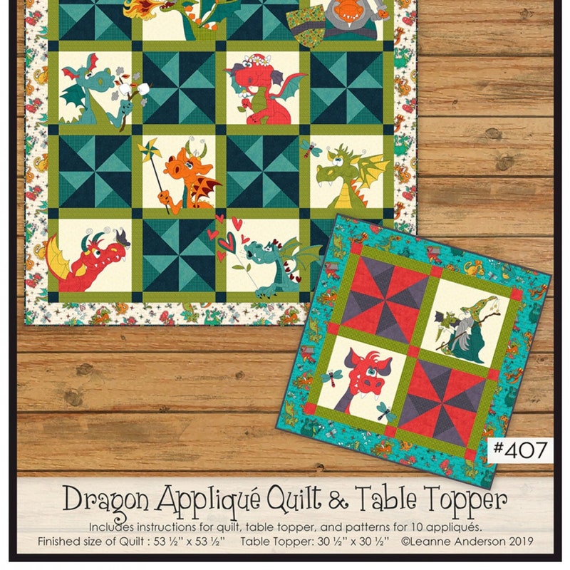 Dragon Applique - Etsy