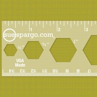 JUNE TAILOR "you Hexie Thing" Hexagon Ruler - Etsy