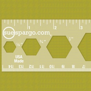 6" Hexagon Ruler By: Sue Spargo - Etsy