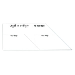 The Wedge Quilting Ruler by Eleanor Burns of Quilt in a Day - Etsy