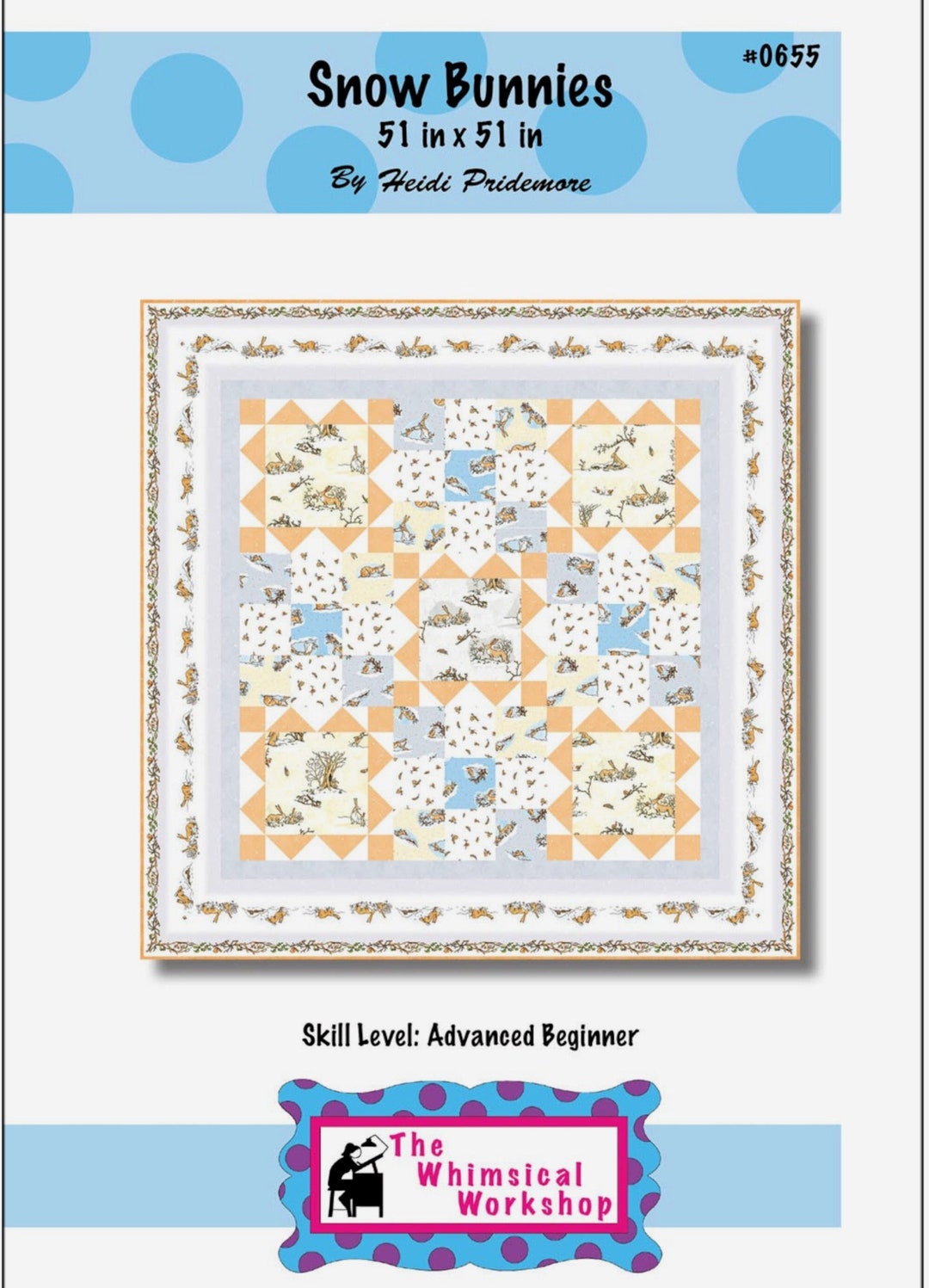 SNOW BUNNIES *quilt Pattern* By: Heidi Pridemore of the Whimsical ...