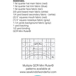 Posh Santa *quick Curve Mini Quilt Pattern* From: Sew Kind of Wonderful ...