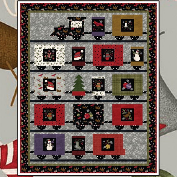 Train Quilt - Etsy