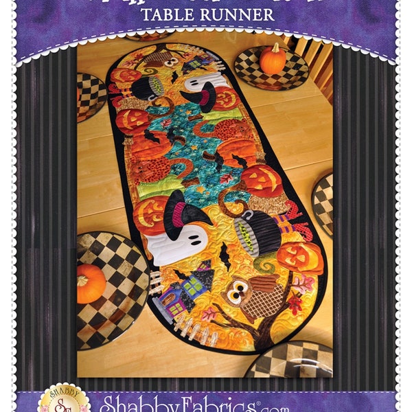 Halloween Table Runner Pattern - Etsy
