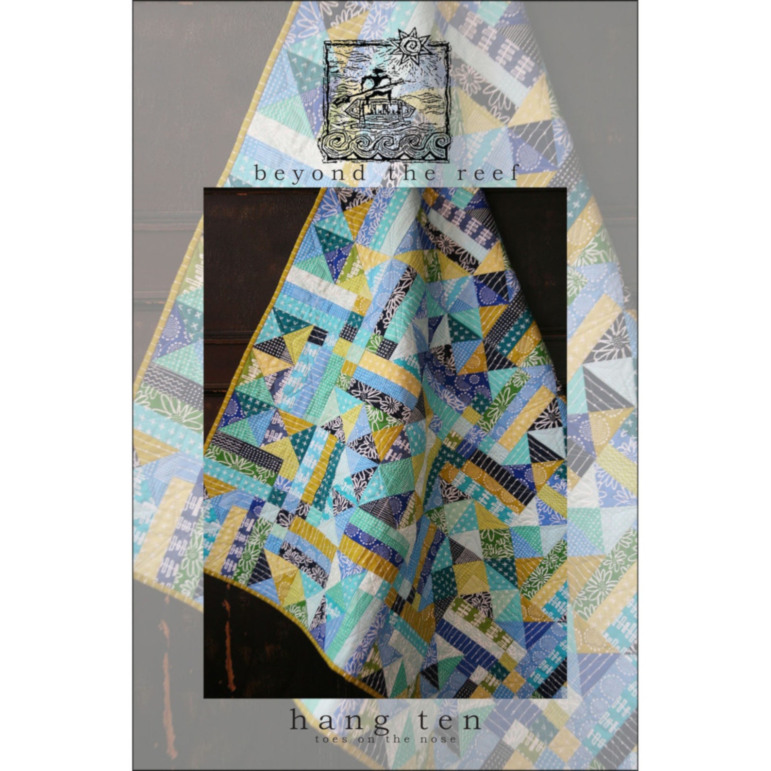 Hang Ten (toes on the Nose) *quilt Pattern - Layer Cake Friendly* From ...